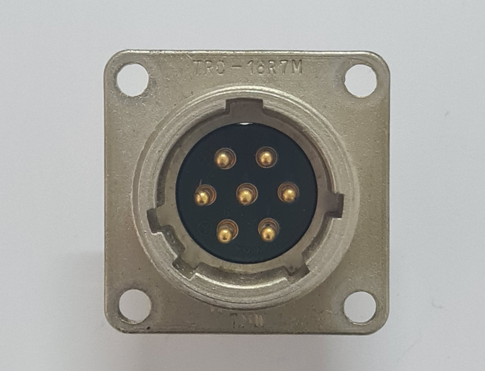 Teac 85-16 Hirose HRS style 16 ROUND 7 PIN MALE PANEL CONNECTOR TRC16R ...